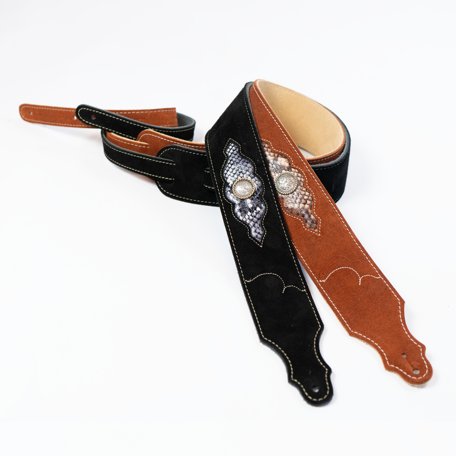 Leather & Suede Guitar Straps – Page 2 – Franklin Strap